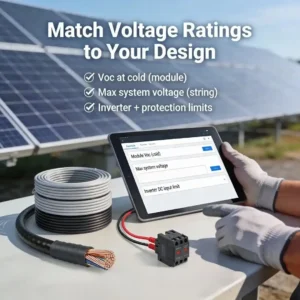1kV vs. 2kV PV Wire: Which Rating for Solar Farms?